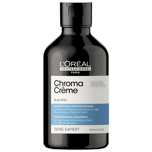 L′Oreal Professionnel Serie Expert Chroma Creme Professional Shampoo Blue Dyes (Шампунь-крем с синим пигментом для нейтрализации оранжевого оттенка), 300 мл