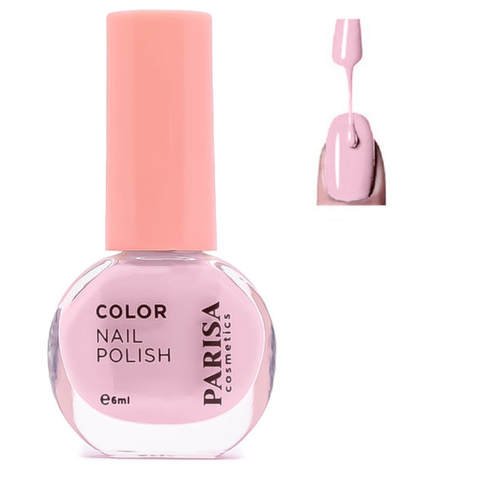 Parisa Cosmetics Лак для ногтей, №82 Розово-натуральный, 7 мл