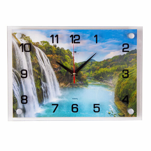Часы настенные 2535-035 (25Х35) прям водопад 21ВЕК