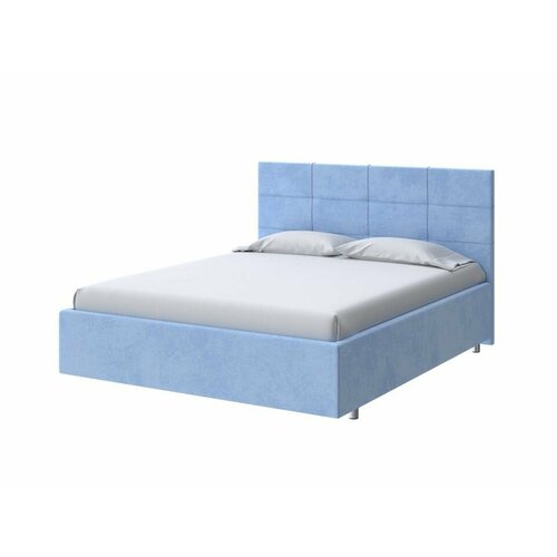 PROxSON Кровать Neo (Ткань: Велюр Teddy Небесно-голубой) 120x190