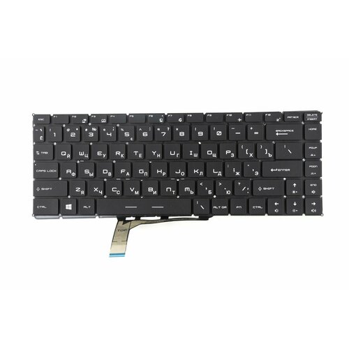Клавиатура для ноутбука MSI Bravo 15 A4DCR, с подсветкой, 1 шт.