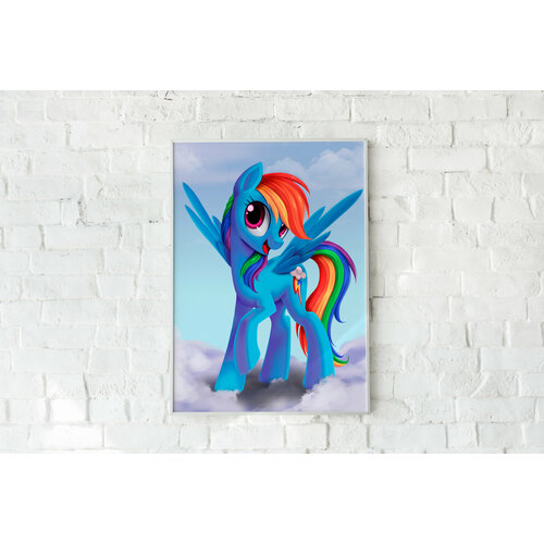 Плакат Мои маленькие пони/My Little Pony/Пони/ Плакат на стену 30х42 см / Постер формата А3