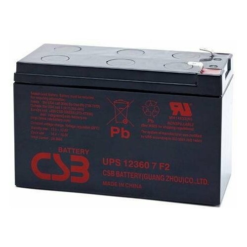 Батарея CSB UPS 123607 F2