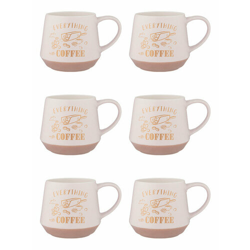 Набор кружек 12 шт Фарфор, 470 мл Lefard, Coffemania