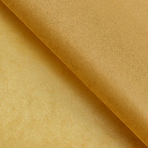 Бумага упаковочная тишью, горчичная, 50 х 66 см 10 шт