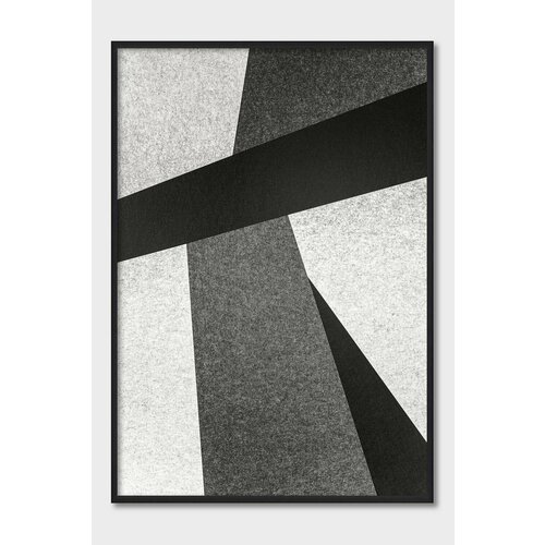 Постер для интерьера Postermarkt, 50х70 см в черной рамке, декор на стену Абстракция #45