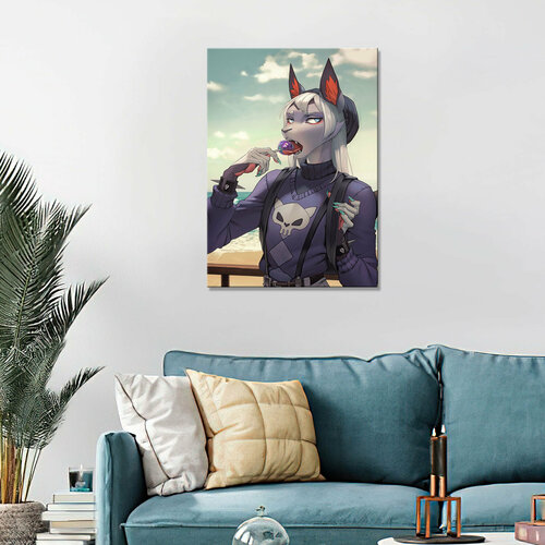 Картина/Картина на холсте для интерьера/Картина на стену/Картина для кухни/ -Фурри кошки арт (8) 50х70