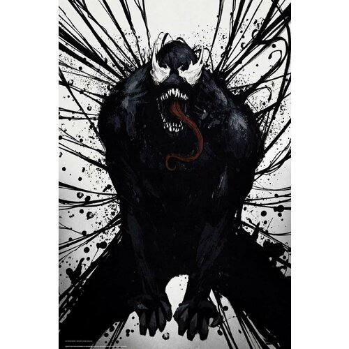 Плакат, постер на бумаге Веном (Venom, 2018г). Размер 21 х 30 см