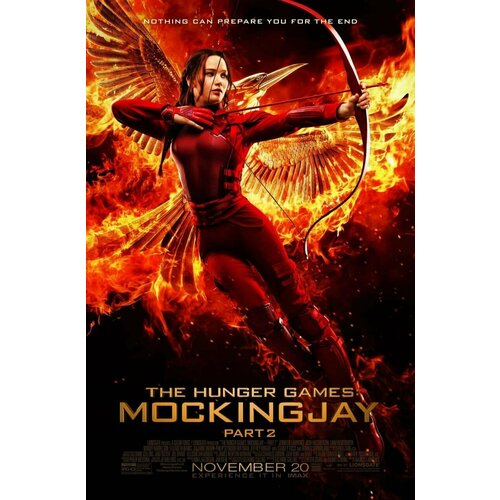 Плакат, постер на бумаге Голодные игры: Сойка-пересмешница. Часть II (The Hunger Games: Mockingjay-Part 2, 2015г). Размер 42 х 60 см