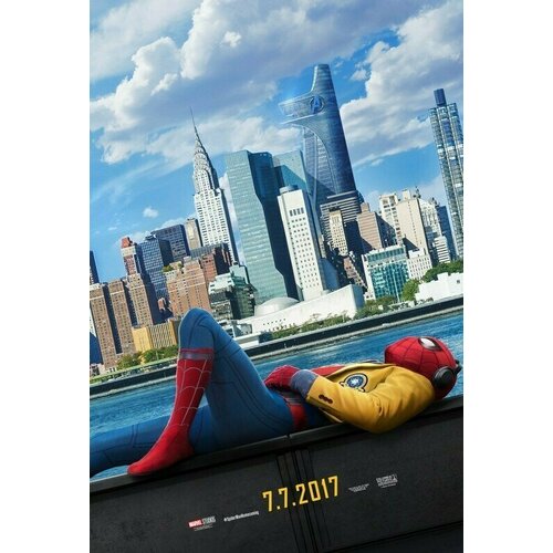 Плакат, постер на холсте Человек-паук: Возвращение домой (Spider-Man Homecoming), Джон Уоттс. Размер 42 х 60 см