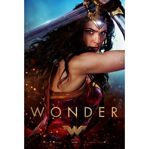 Плакат, постер на бумаге Чудо-женщина (Wonder Woman), Пэтти Дженкинс. Размер 30 х 42 см