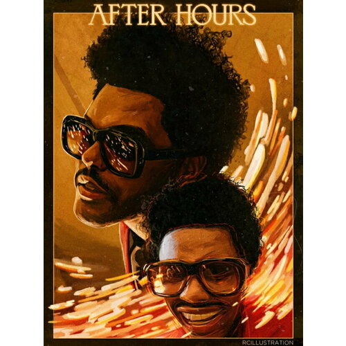 Плакат, постер на бумаге The Weeknd: Аfter Hours/музыкальные/поп исполнитель/артист/поп-звезда/группа. Размер 21 х 30 см