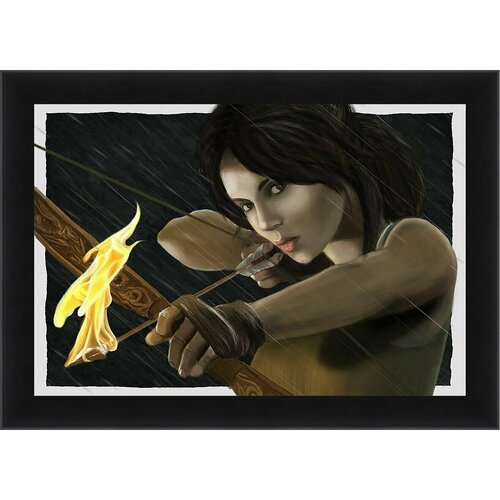 Плакат, постер на бумаге Tomb Raider (2013). Размер 21 х 30 см