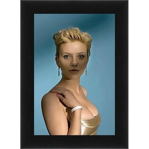 Плакат, постер на бумаге Scarlett Johansson-Скарлетт Йоханссон. Размер 30 х 42 см