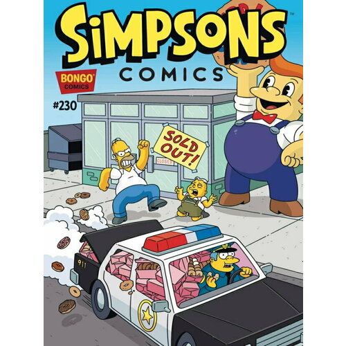 Плакат, постер на холсте Simpsons-Comics /Симпсоны/искусство/арт/абстракция/творчество. Размер 42 х 60 см