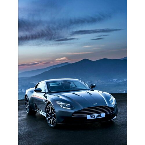 Плакат, постер на холсте Aston Martin. Размер 30 х 42 см