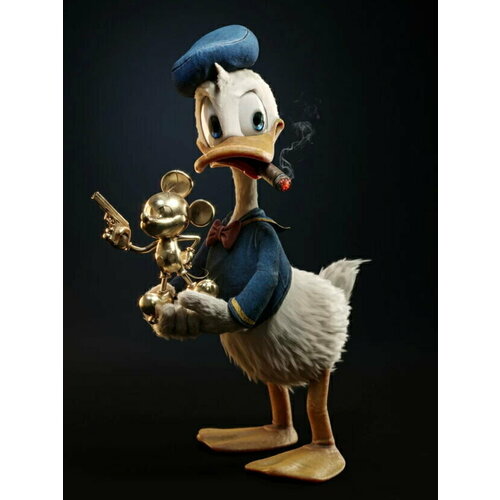 Плакат, постер на бумаге Duck Tales: Donald Duck/Утиные истории: Дональд Дак/комиксы/мультфильмы. Размер 21 х 30 см