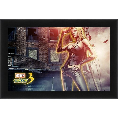 Плакат, постер на бумаге Marvel Vs. Capcom 3: Fate Of Two Worlds. Размер 21 х 30 см