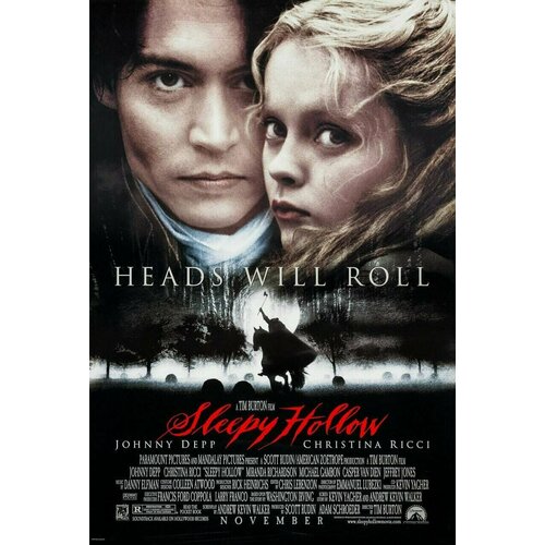 Плакат, постер на бумаге Сонная Лощина (Sleepy Hollow, 1999). Размер 42 х 60 см