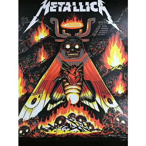 Плакат, постер на бумаге Metallica /Металлика/музыкальные/поп исполнитель/артист/поп-звезда/группа. Размер 42 х 60 см