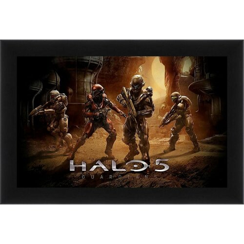 Плакат, постер на холсте Halo 5: Guardians. Размер 42х60 см