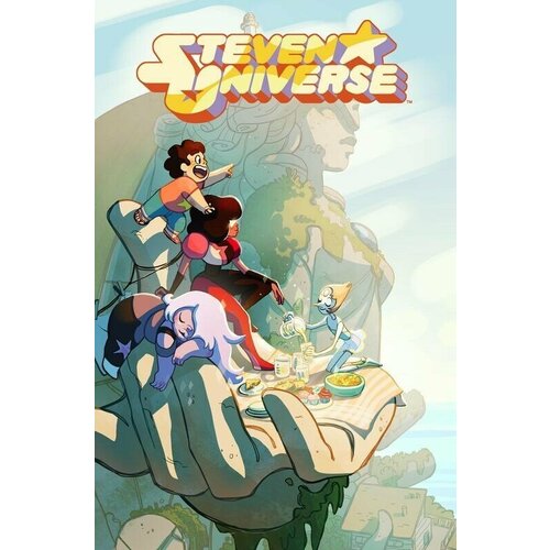 Плакат, постер на бумаге Вселенная Стивена (Steven Universe), Йен Джонс-Кварти, Джозеф Д. Джонстон, Кэт Моррис. Размер 42 х 60 см