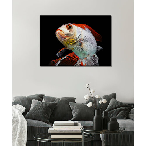 Картина - Тропические рыбы, рыба (20) 30х40