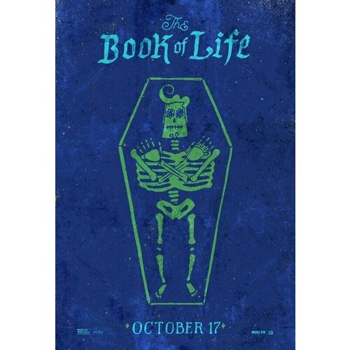 Плакат, постер на холсте Книга жизни (The Book Of Life), Хорхе Р. Гутьеррес. Размер 21 х 30 см