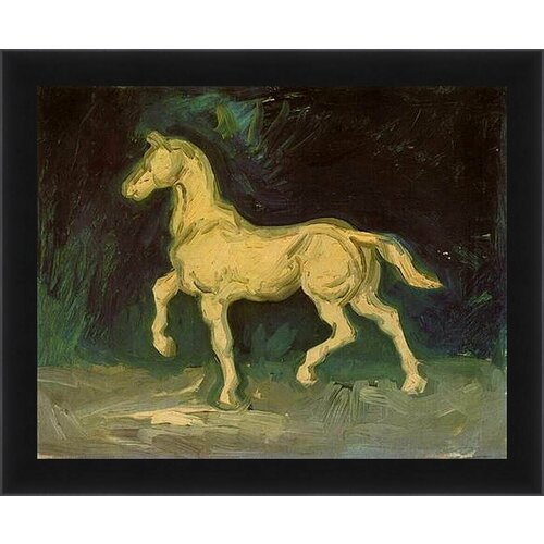 Плакат, постер на холсте Plaster Statuette of a Horse. Винсент Ван Гог. Размер 21 на 30 см