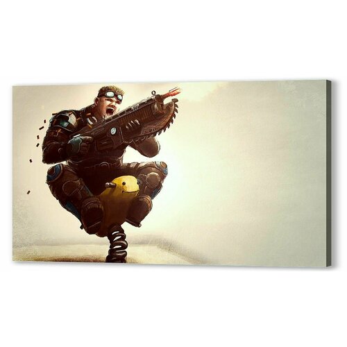 Плакат, постер на бумаге Gears Of War 3. Размер 60 х 84 см