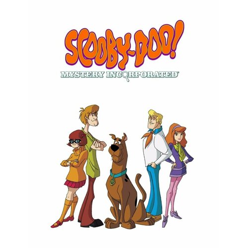 Плакат, постер на бумаге Скуби-Ду (Scooby-Doo). Размер 21 х 30 см