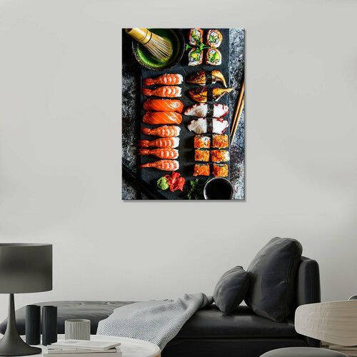 Картина/Картина на холсте для интерьера/Картина на стену/Картина для кухни/ - Большая тарелка ассорти2 20х30