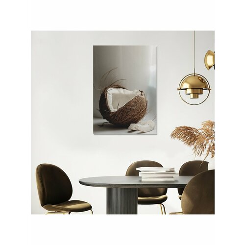 Картина на холсте с подрамником Пустой кокос 40х60