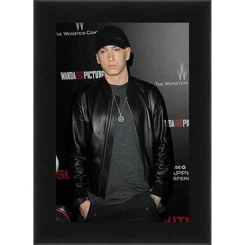 Плакат, постер на холсте Эминем. Eminem. Размер 30 х 42 см