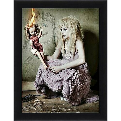 Плакат, постер на холсте Avril Lavigne-Аврил Лавин. Размер 60 х 84 см