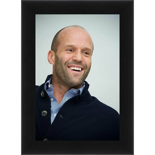 Плакат, постер на бумаге Джейсон Стэтхэм. Jason Statham. Размер 30 х 42 см