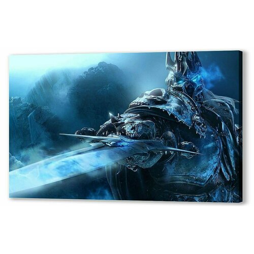 Плакат, постер на холсте World Of Warcraft. Размер 21 х 30 см