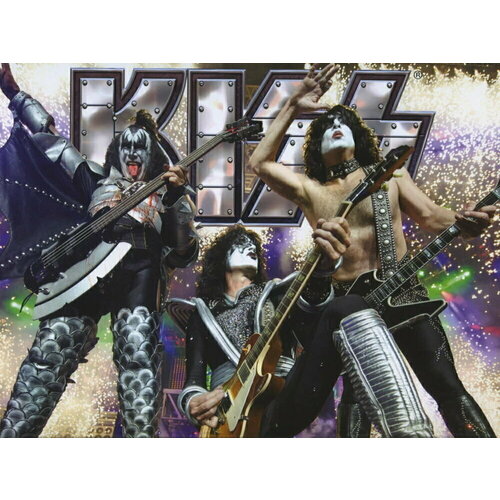 Плакат, постер на бумаге Kiss/Кисс/музыкальные/поп исполнитель/артист/поп-звезда/группа. Размер 60 х 84 см