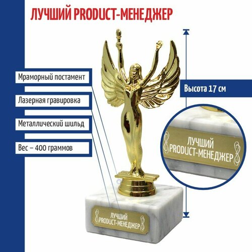 Подарки Статуэтка Ника "Лучший Product-менеджер" (17 см)