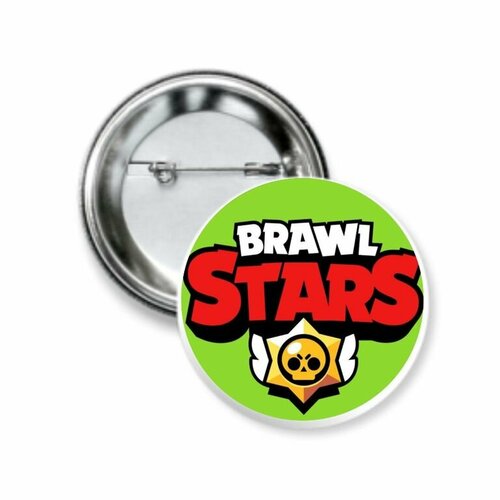 Значок Бравл Старс, Brawl Stars №43 с логотипом