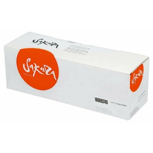 10 шт. Картридж лазерный Sakura 106R03745 черный, 23600 стр. для Xerox (SA106R03745)