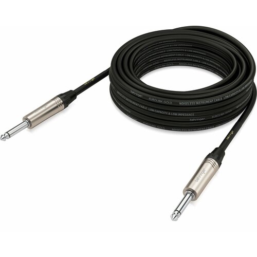 Инструментальный кабель Behringer GIC-1000 джек моно 6.3мм/джек моно 6.3мм, 10 м