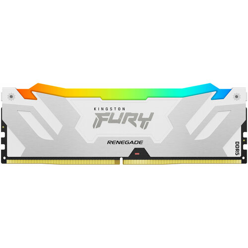 Kingston Память оперативная/ Kingston 32GB 6000MT/s DDR5 CL32 DIMM FURY Renegade RGB White XMP