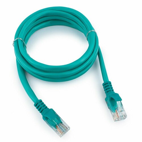 Патч-корд UTP Cablexpert PP12-1M/G категория 5e, 1 м, литой, многожильный, зелёный