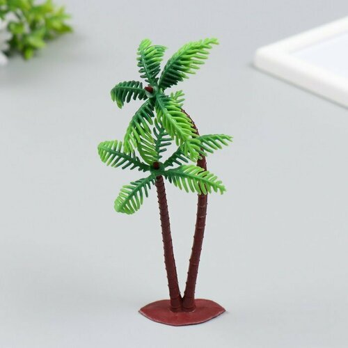 Декор для создания миниатюр (деревья) "Две пальмы" 14 см (комплект из 35 шт)
