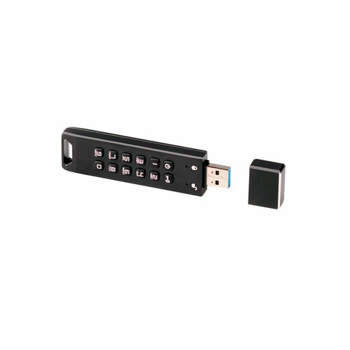 Шифрованная флешка DATALOCK-32 ГБ PRO (O48280FL) USB 3.0 - флешка с паролем USB с пин-кодом. Стандарт шифрования – AES-256.
