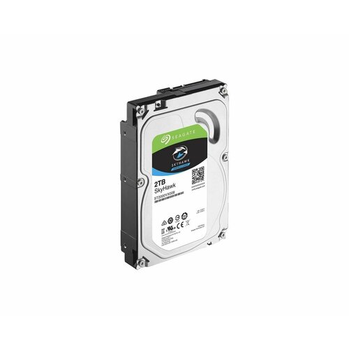 Жесткий HDD диск объемом 2 Тб Cигейт СкайХавк (hdd 3.5) (I29435ZH) и размером 3,5 дюйма - диск для систем видеонаблюдения, интерфейс SATA 6 Гбит/с