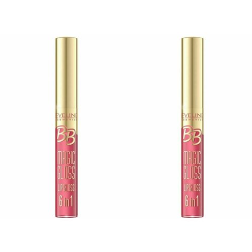 Eveline Cosmetics BB MAGIC GLOSS Блеск для губ № 227, 9 мл, 2 штуки