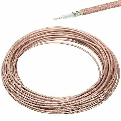 Коаксиальный СВЧ радиокабель RG-316 RuConnectors (RUC-RG-316), 50 Ом, 20 метров