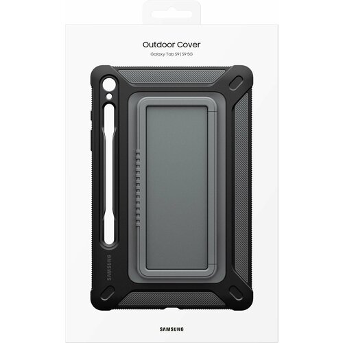 Чехол-крышка Samsung Outdoor Cover, для Samsung Galaxy Tab S9, титан (ef-rx710cbegru)